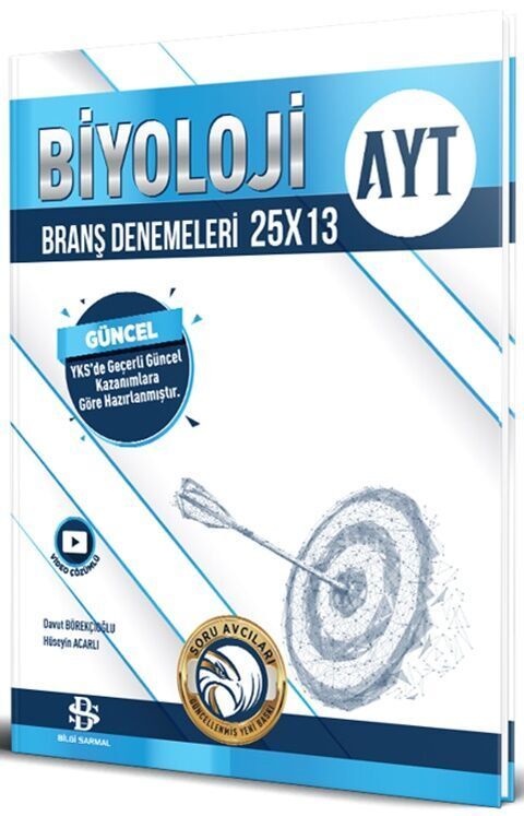 Bilgi Sarmal AYT Biyoloji 25 x 13 Branş Denemeleri,Bilgi Sarmal Yayınları