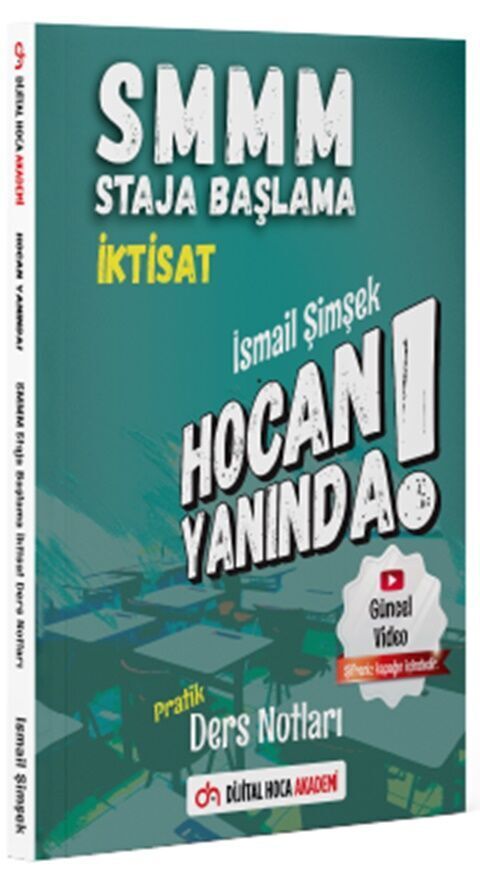 Dijital Hoca SMMM Staja Başlama İktisat Hocan Yanında Pratik Ders Notları,Kitapiste.com İşimiz ...