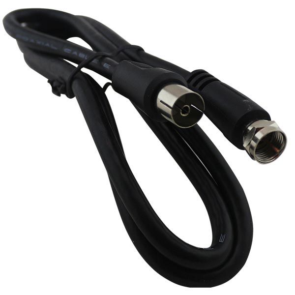 60 OHM DİŞİ / F ERKEK KABLO 1.2 METRE KABLO - Dükkanium