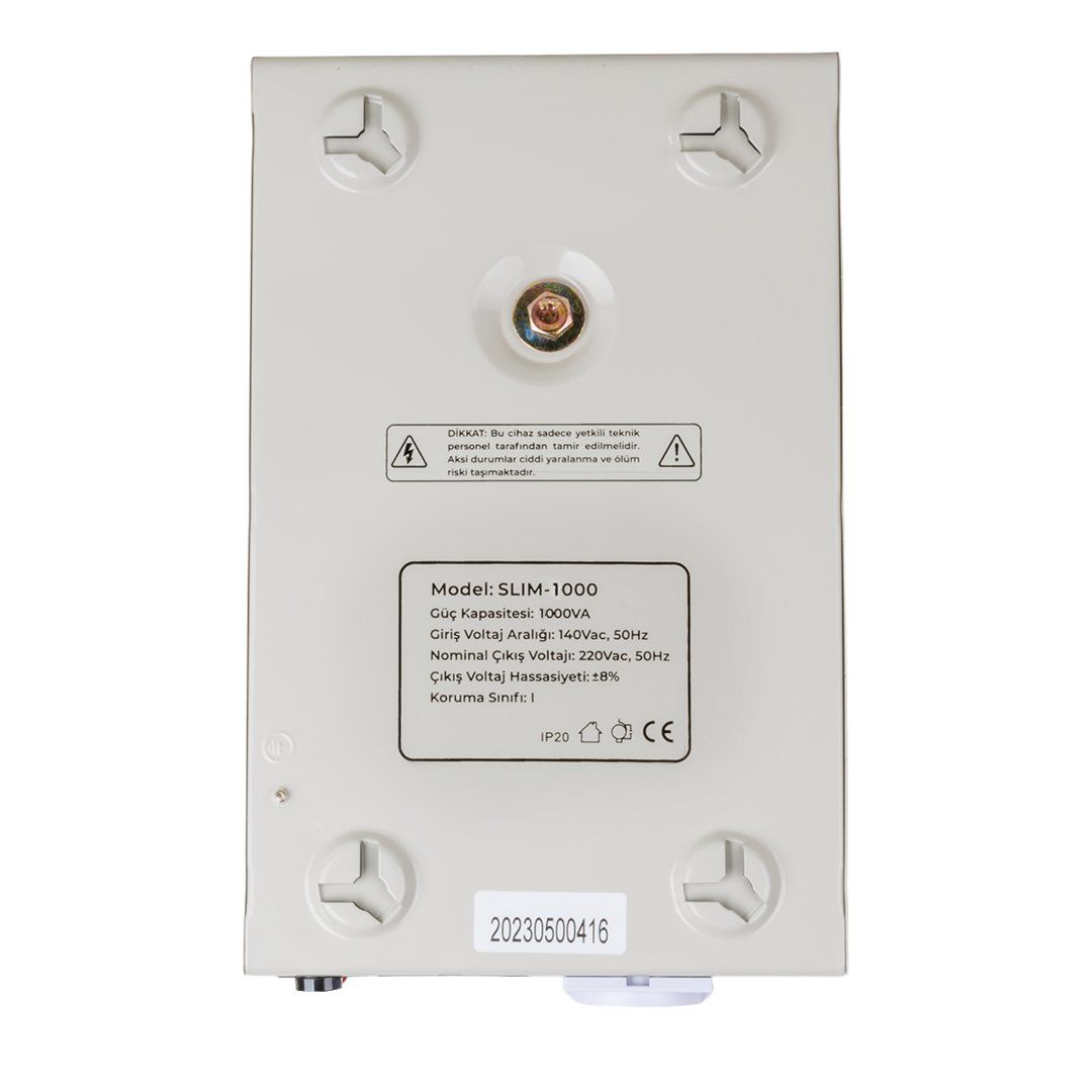 POWERMASTER SLIM-1000 OTOMATİK 1000 WATT VOLTAJ REGÜLATÖRÜ 1000VA ...